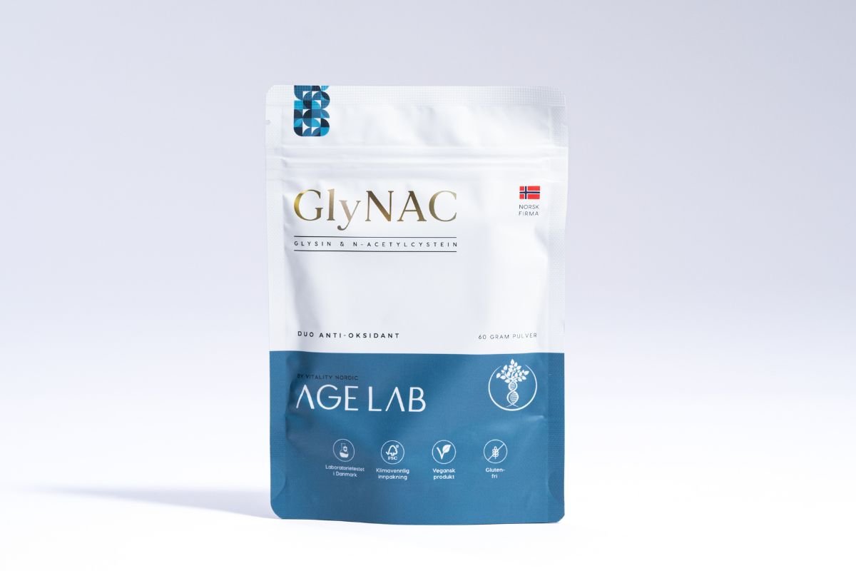 GlyNAC (Glysin & NAC) – nyhet innen cellebeskyttelse – AgeLab.no
