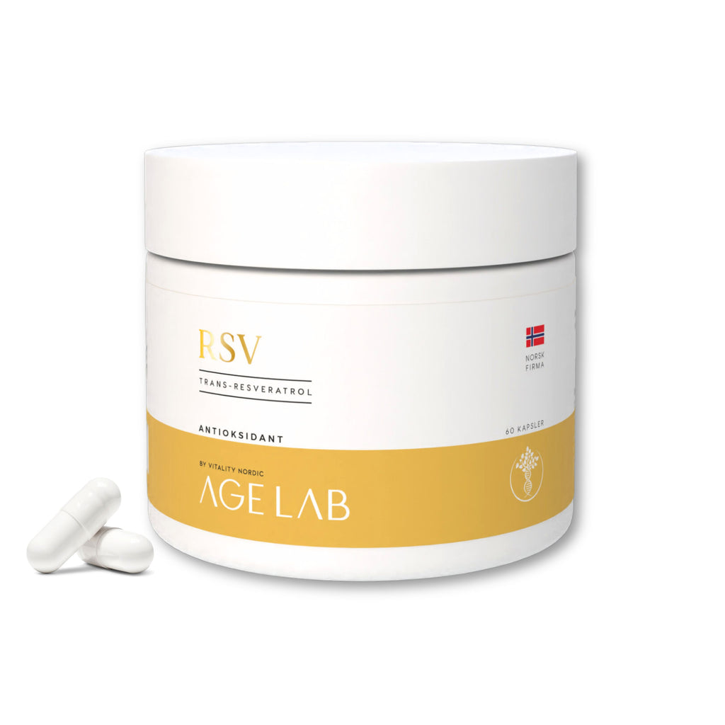 Resveratrol kapsler +99% | Norges mest solgte | AgeLab.no